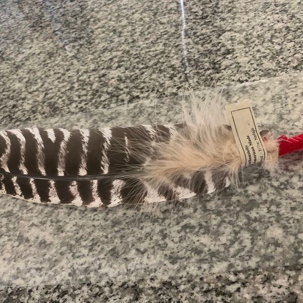Native American Navajo Made Prayer Feather With Red Wrap--wb33a - Etsy