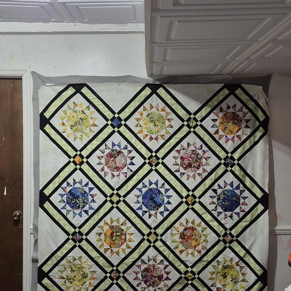 Scrap Basket Stars Quilt Kit Featuring Peachy Keen by Corey Yoder for ...