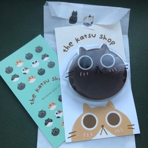 Cute Cat Phone Grip Cat Phone Griptok Griptok Phone - Etsy