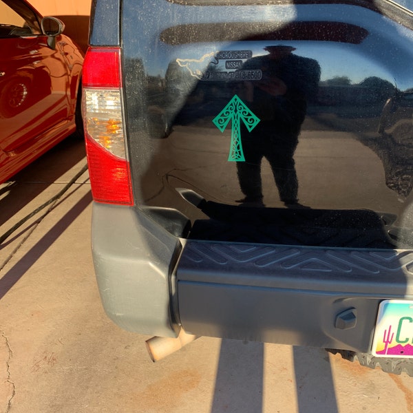 Tyr Rune Viking Vinyl CAR DECAL, Norse Mythology, Warrior Pagan Asatru ...