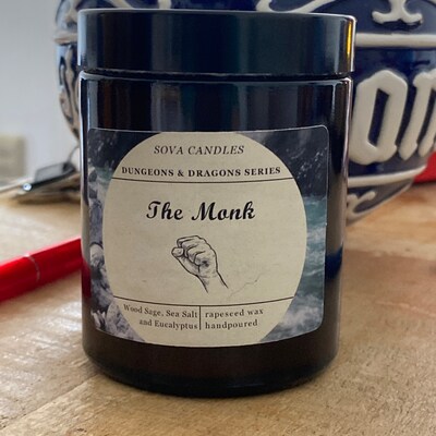 Dungeons and Dragons D&D Dnd Candle the Barbarian - Etsy