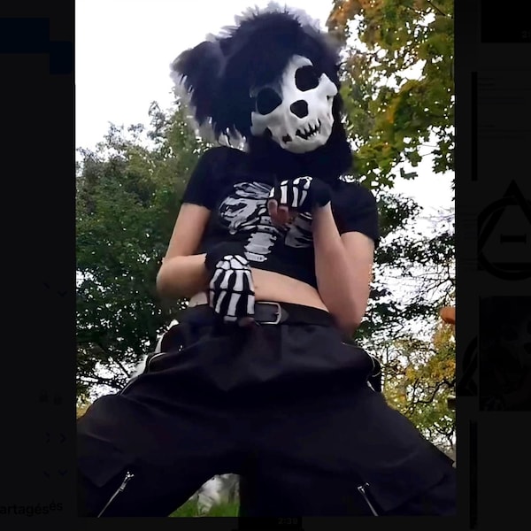 Cosplay Skulldog Skull Dog Mask Fursuit Animal Mask Halloween Cosplay ...