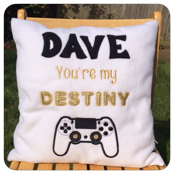 Video Game Controller Sony Playstation PS4 Style Applique Embroidery ...