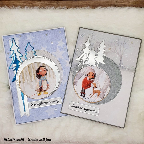Winter Story, Printable Scrapbooking, Winter Collage, Digital Page ...