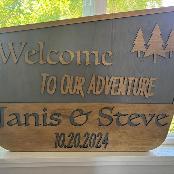 Custom USA National Parks Sign | Personalized Wedding Sign | National ...