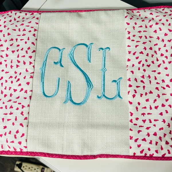 Fishtail Monogram Embroidery Font Set - Instant Download - Etsy