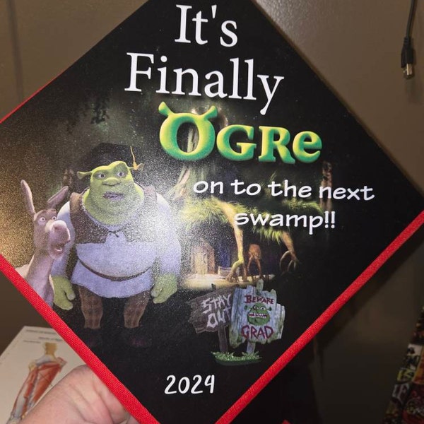 Printed Graduation Cap Topper, Shape Little Minds, Future Teacher ...