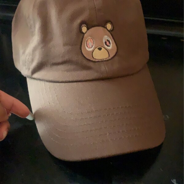 Kanye West Bear Hat // Yeezy Embroidered Baseball Cap // Ye // Donda - Etsy