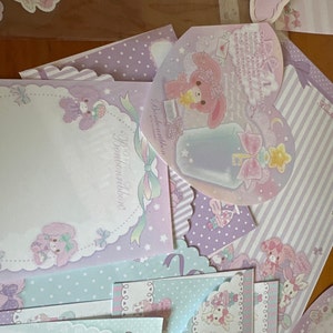 20-piece ULTRA Rare Vintage Loose Memo Sheet Grab Bag Featuring Awawa-chan Kamio Japan, Q-lia ...