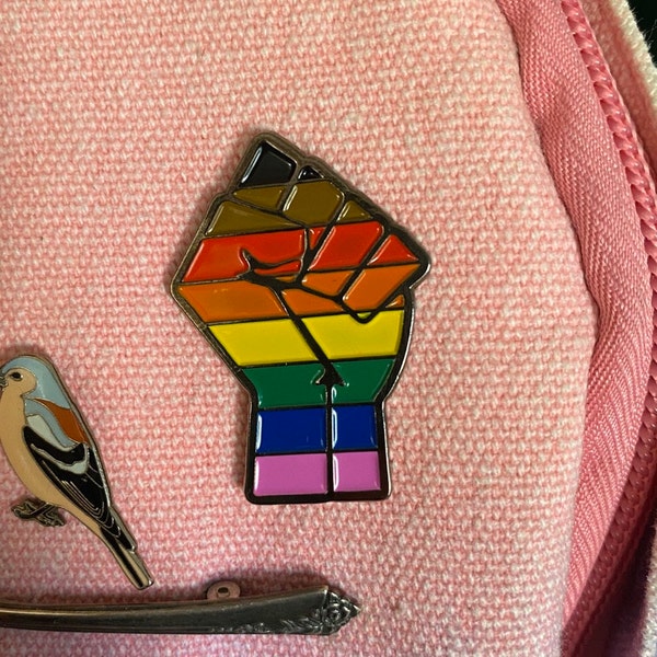 POC LGBT Pride Enamel Pin Philly Pride Pin - Etsy