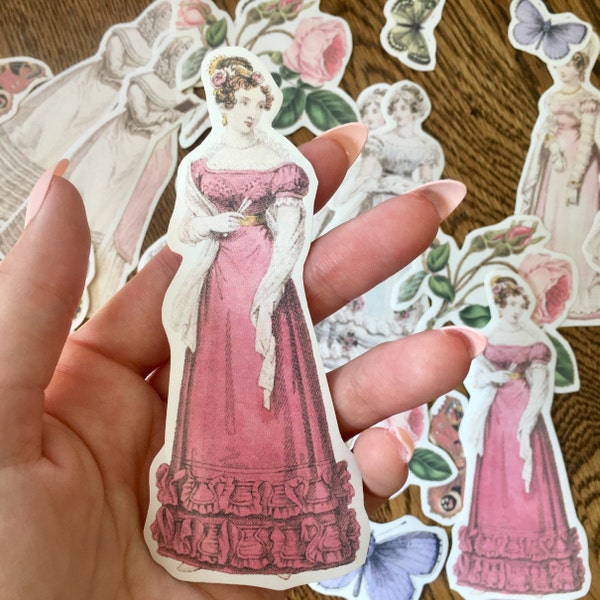 Jane Austen Stickers Pride and Prejudice Stickers for Your Laptop ...