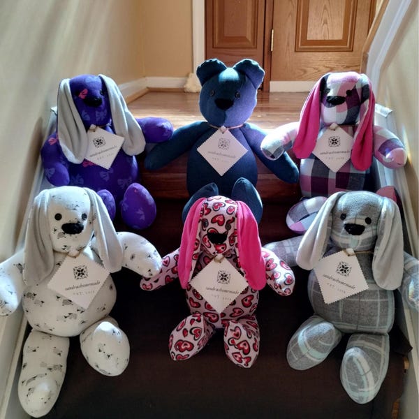 Custom Memory Bunny 18-inch - Etsy