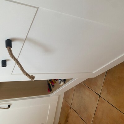 Rustic JUTE ROPE Handle Home Decor Drawer Pull - Etsy