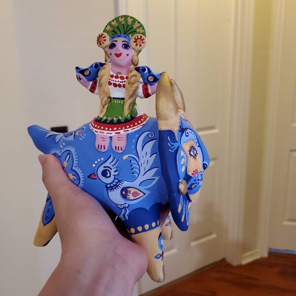 Forest Elk Sorcerer Fantastic Animal Sculptures, Ceramic Whistles, Home ...