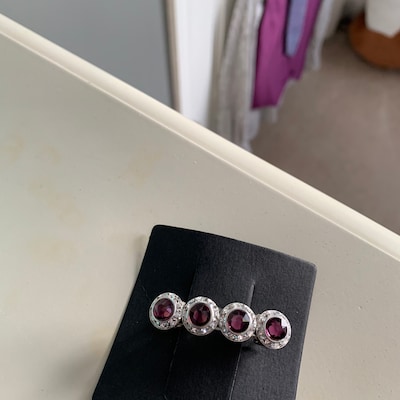 Crystal Bun Barrette, 20 Colors, Saddleseat Bun Bow, Saddle Hair ...