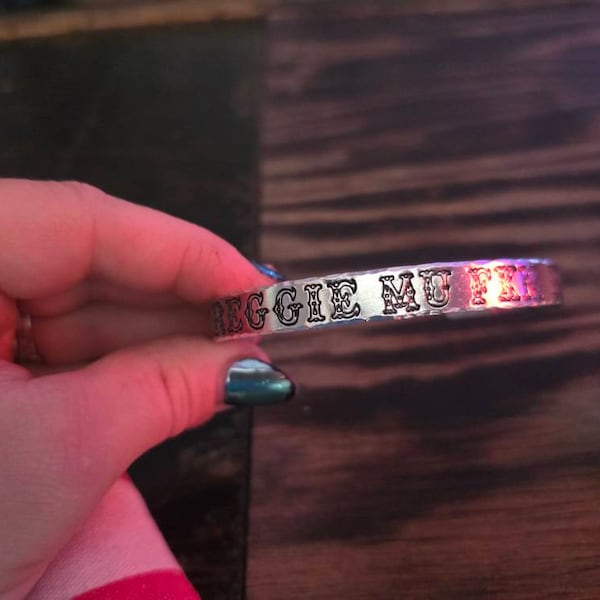 Cattle Tag Bracelet With Turquoise Stone Cowgirl Initial Bracelet ...