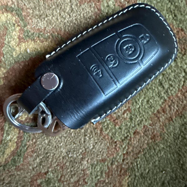 Ford Series [02] Key Case Leather Key Fob Cover - Bronco Fusion Edge ...