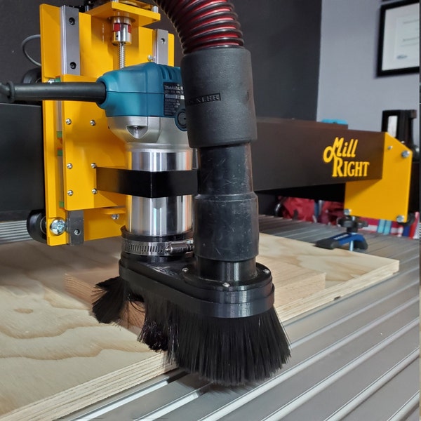 CNC Dust Shoe for Makita RT0701C - Custom Size Vacuum Attachment - Etsy
