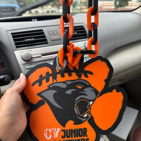 Custom Fan Chain Giant Logo Necklace Sports Homerun Turnover Jumbo ...