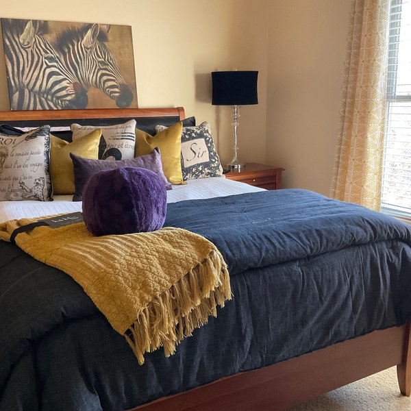 Plant Pot, Red Plant Pot, Striped Pot, Fabric Planter, Plant Lover Gift ...