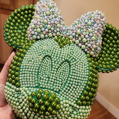 Disney Inspired Mickey Minnie Large Bling Patch - Etsy