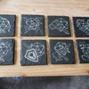 Dungeons and Dragons Custom Class Slate Coaster - Dnd- D&D - Tabletop ...