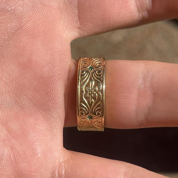 Jewish Ancient Hebrew Bible Silver Signet Ring, Israeli Antique Style ...