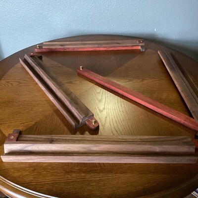 OVERSIZED 20 Oak Mahjong Rack With Pivoting Pusher - Etsy