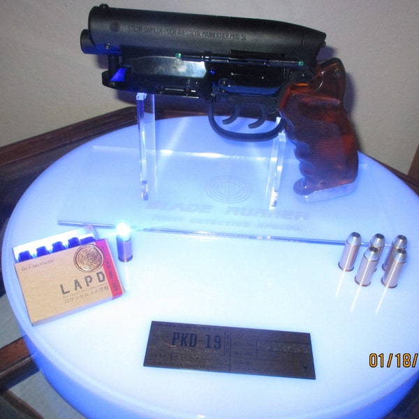 Blade Runner PKD Blaster Prop Ammo Box W/lumi-shok Rounds Deckard ...
