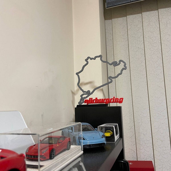 Nurburgring Desk Art Sculpture | Free Standing Nürburgring Nordschleife ...