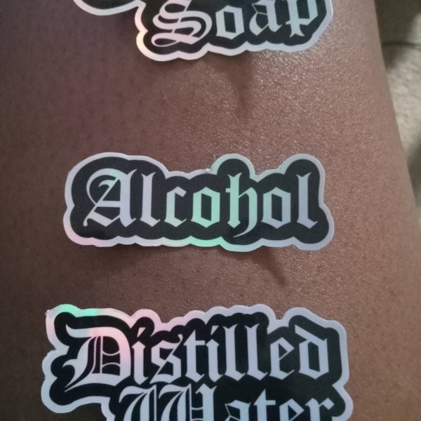 TATTOO ARTIST Gothic Sticker | Tattoo Label | Tattoo Artist Label ...