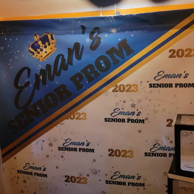 Prom Backdrop, Prom 2022 Backdrop, Prom Step and Repeat Backdrop, Sweet ...