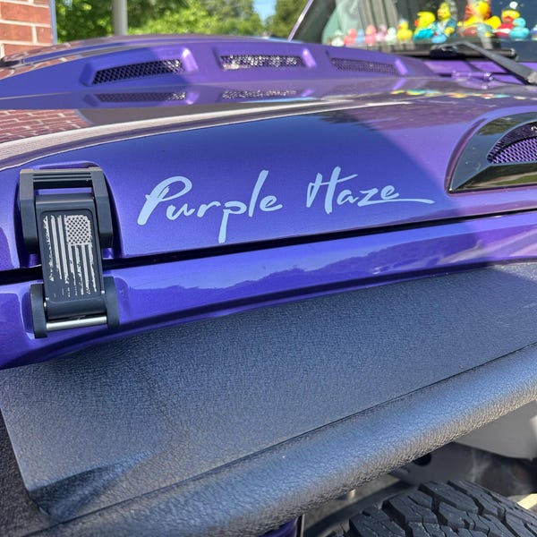 20" X 3.5" Pair of Custom Two Colors Hood Vinyl Decals High-quality ...