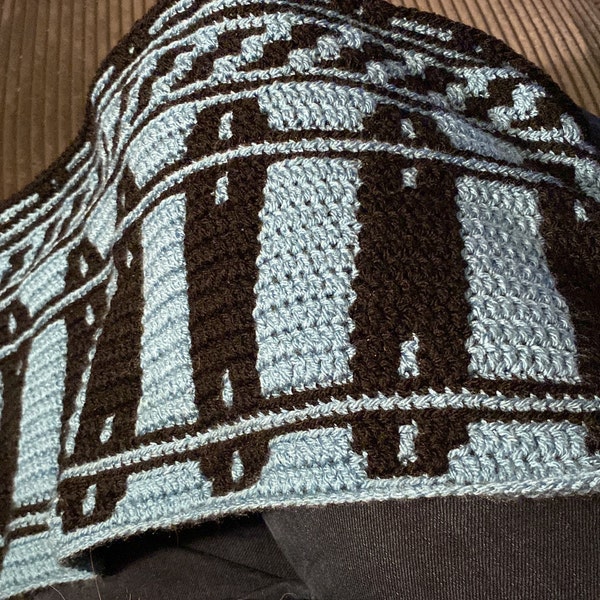 Doc's Railroad and Train Blanket - Mosaic Crochet Pattern - Etsy