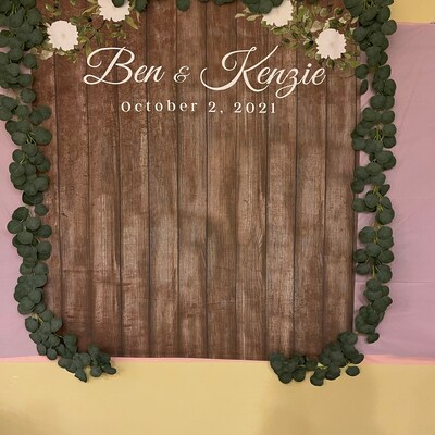Rustic Wedding Decor Wedding Backdrop for Reception Photo - Etsy