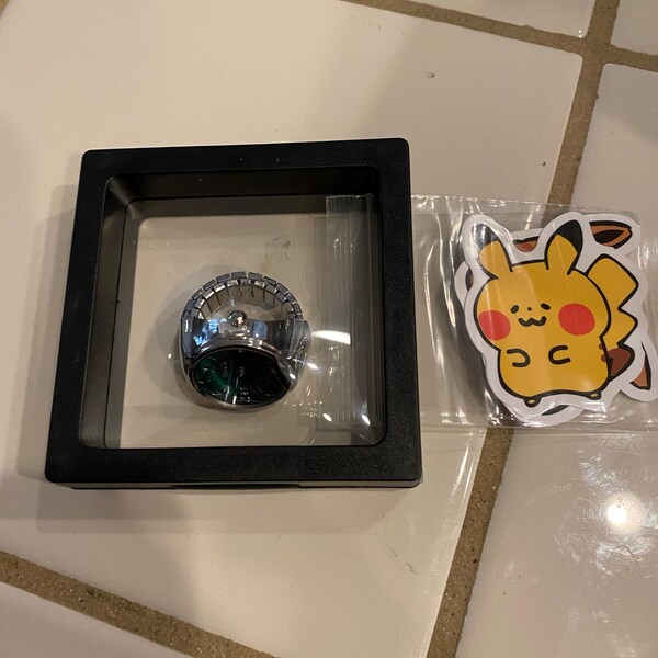 Y2K Vintage Watch Ring Functional Unique Clock Mini Watch Girlfriend ...