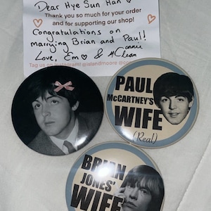 The Beatles Cartoon Badges/pins/buttons - Etsy