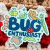 Bug Enthusiast Insect Lover Vinyl Sticker, Entomology Gift, Cute Water ...