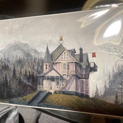 Coraline Art Print the Pink Palace 5x7in 8x10in - Etsy