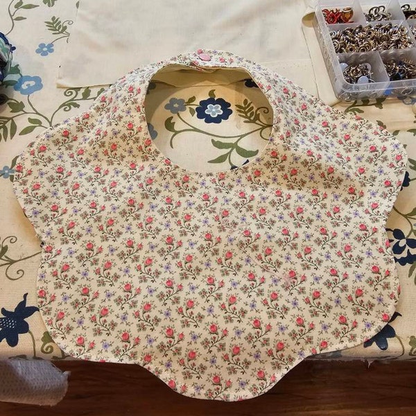 Scallop Bib Sewing Pattern for Babies | Pdf Sewing Pattern and Tutorial ...