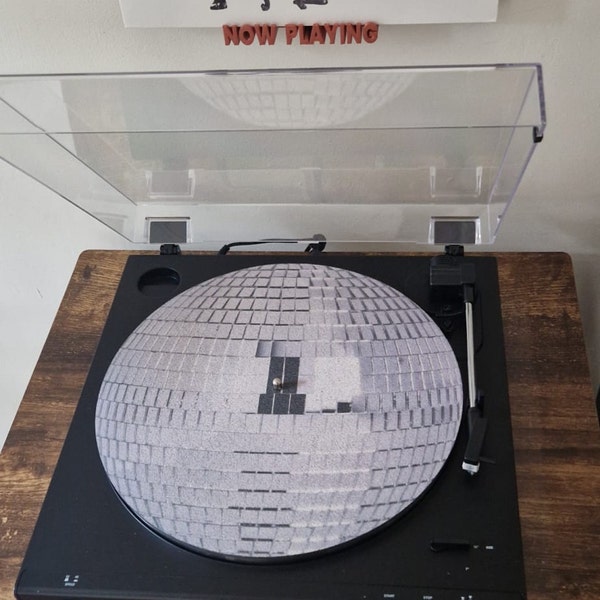 Disco Ball Record Player Slip Mat Turn Table DJ Slip Mat - Etsy