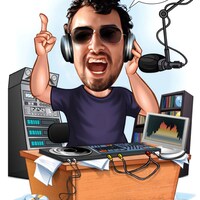 Custom DJ Portrait, Dj Gift, Personalized Cartoon Gift Ideas, Dj Art ...