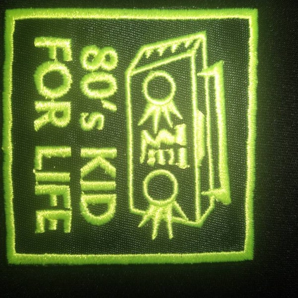 80s Kid Embroidered Patch, 80s Decade Iron on Patch - Etsy