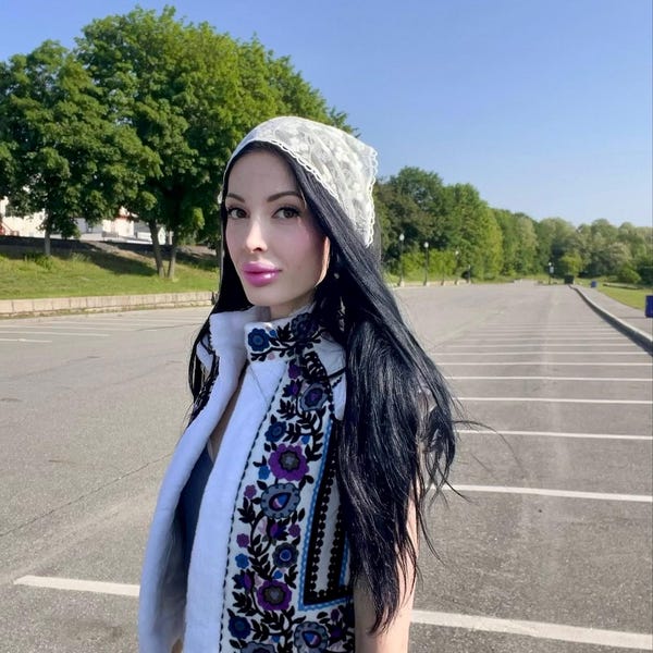 Beige Wool Jacket With Black Lace, Handmade Oversized Jacket for Women ...