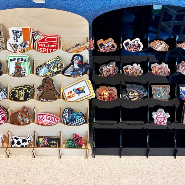 Sticker Display Stand - 20 Pockets, Car Coasters, Stickers or Anything ...