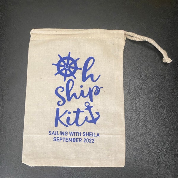Oh Ship Kit-bachelorette Party Favor Bags-customized Recovery Kits ...