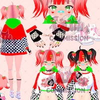 3D Vtuber Model Outfit / Vroid Outfit / Cow Outfit - Etsy Canada