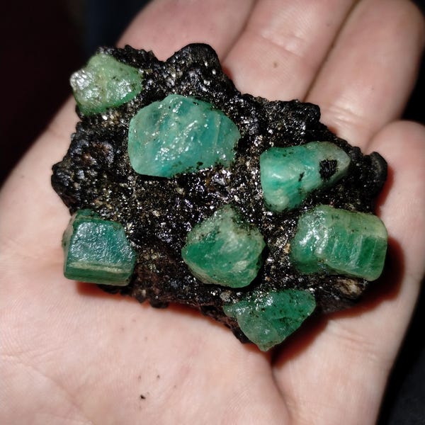 Rare Emerald Raw, Emerald Specimen, Emerald Rough, Natural Emerald Raw ...