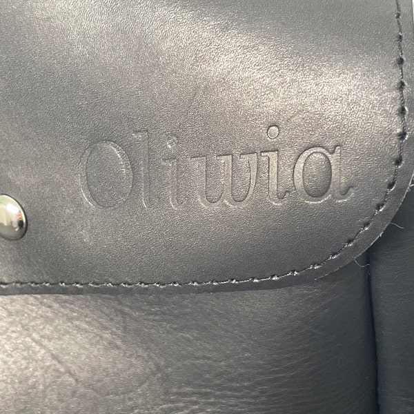 Personalised Leather Gift, Debossing on Leather, Leather Print, Leather ...