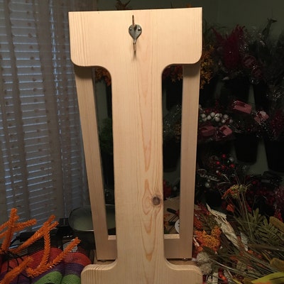 Wreath Easel Stand Wood 27 Tall Table Top - Etsy